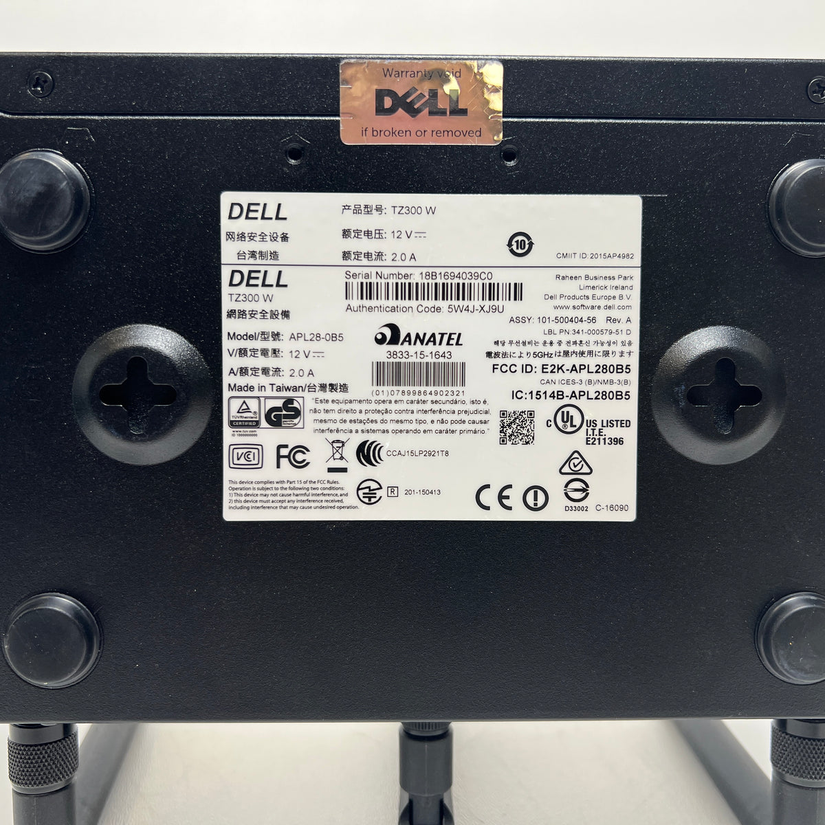 Dell Sonicwall TZ300W Firewall Network Security Router – Dynamic ...