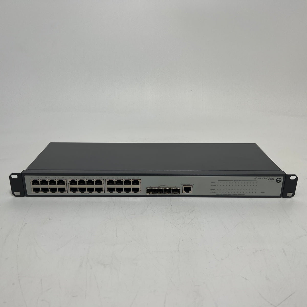 HP JE006A V1910-24G 24-Port Gigabit Ethernet Managed Network Switch ...