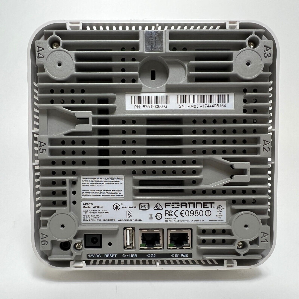 Fortinet Meru AP832i Access Point Radio 802.11a/b/g/n/ac Dual-Radio Me ...