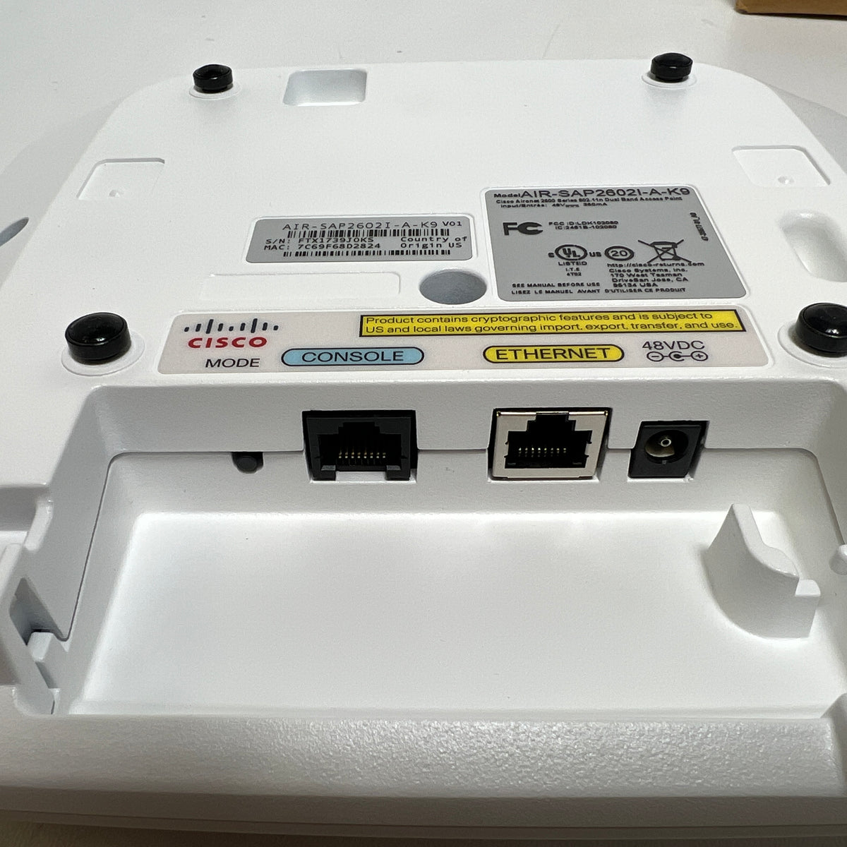 Cisco AIR-SAP2602I-A-K9 Aironet 2600 Wireless AP - New Open Box ...