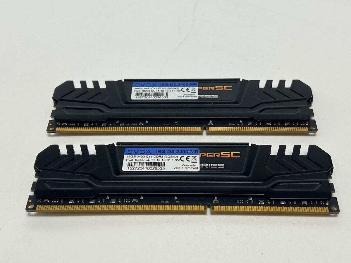 EVGA 16GB (2x8GB) 16G-D3-2400-MR Shielded Gaming RAM Memory – Dynamic ...