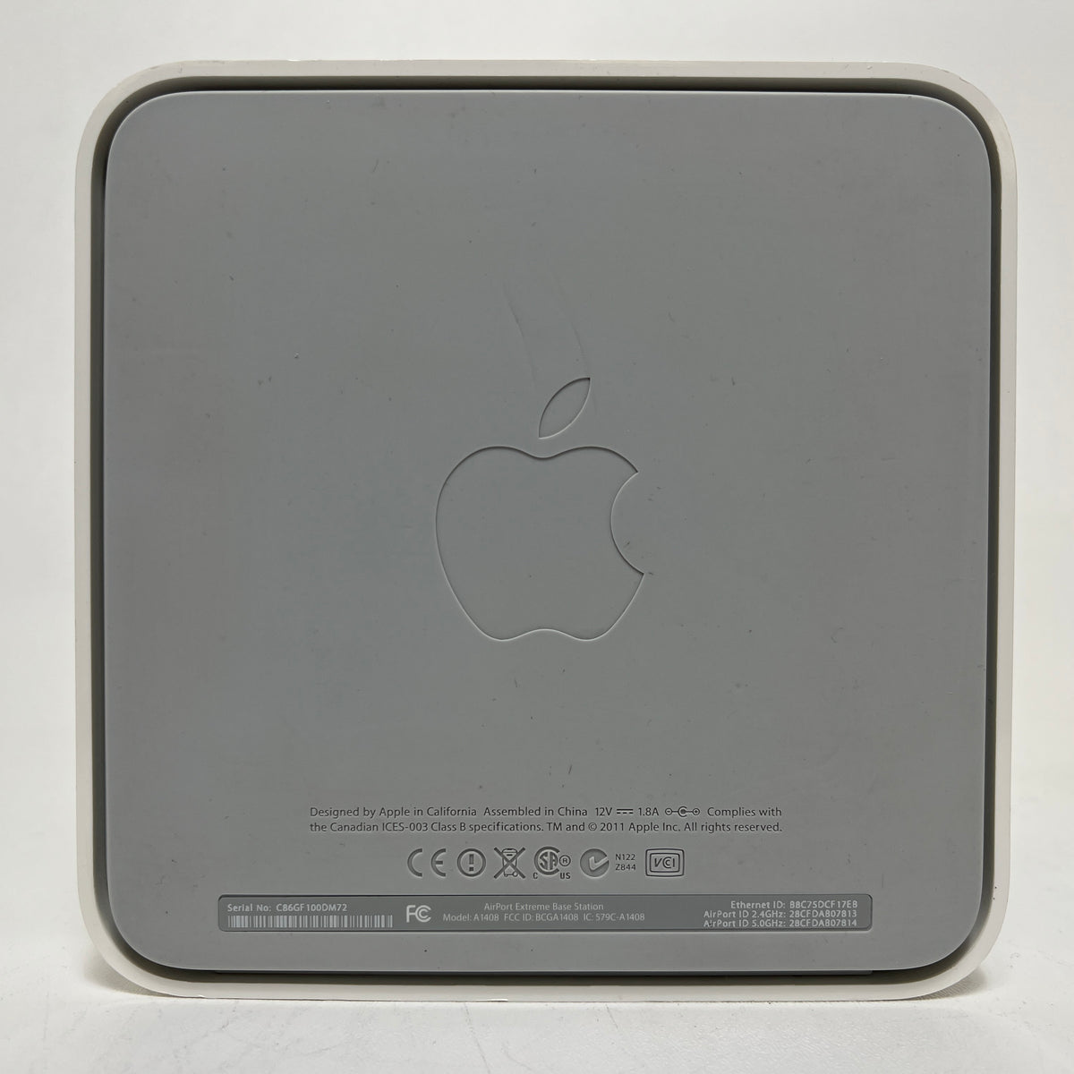 AirPort Extreme 802.11n WiFi Apple Router A1408 5th Gen Base Station ...